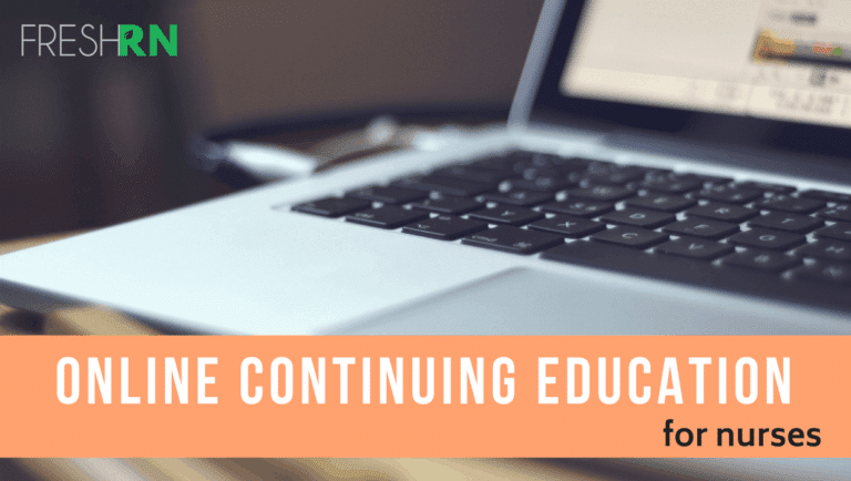Online Continuing Education for Nurses – FRESHRN